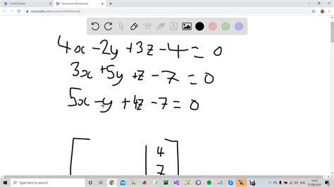 solved write the augmented matrix for each system and give its dimension do not solve 4 x 2 y