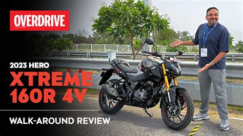 2023 Hero Xtreme 160R 4V Walk Around Review OVERDRIVE YouTube