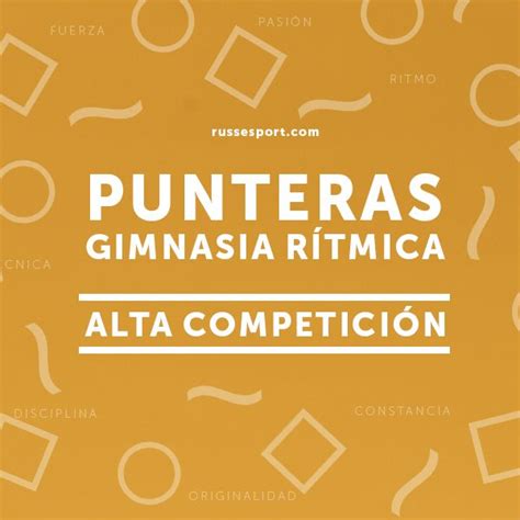 Punteras para gimnasia rítmica de Alta Competición de Russé Sport
