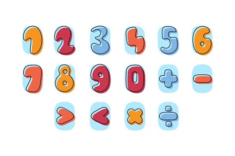 Paquete De S Mbolos Matem Ticos Dibujados A Mano Vector Gratis
