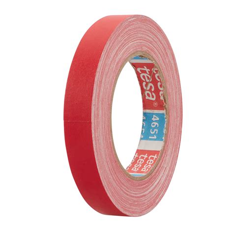 19 mm rojo tesa 4651 Premium cinta de tela recubierta de acrílico