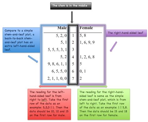 Back To Back Stem And Leaf Plots Probability And Statistics