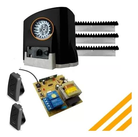 Kit Motor Portón Corredizo Automático Eléctrico Seg 500kg