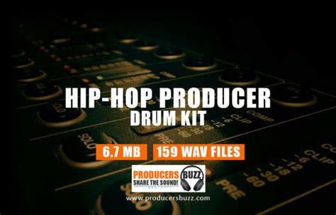 Free Hip Hop Producer Drum Kit For Music Producers