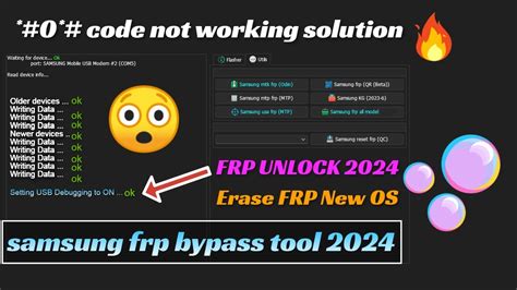 SAMSUNG FRP ENABLE ADB TOOL V4 ADB MTP EDL MODE SAMSUNG FRP BYPASS