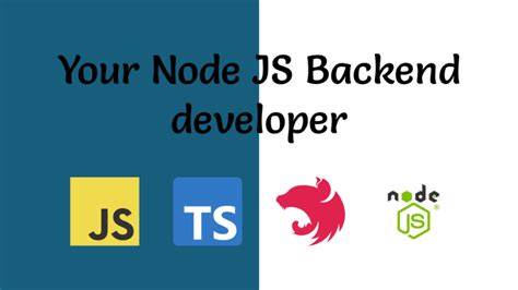 be your nodejs developer to build your api and backend by belkhalid fiverr