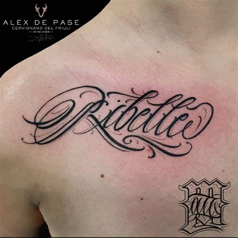 Cursive Tattoo Names Designs