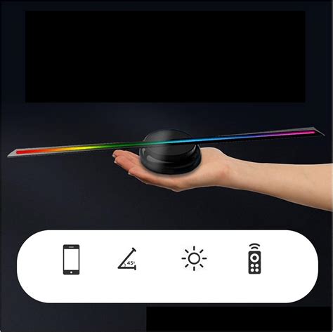 Buy CMYX 3D Hologram Fan 15 7 Holographic Fan Naked Eye 3D Wall Mounted