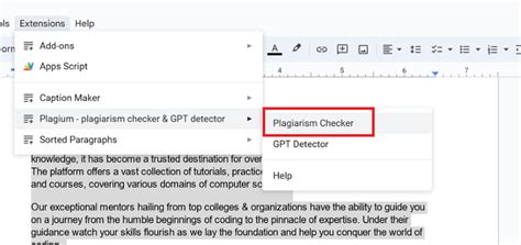 How To Check For Plagiarism On Google Docs Geeksforgeeks