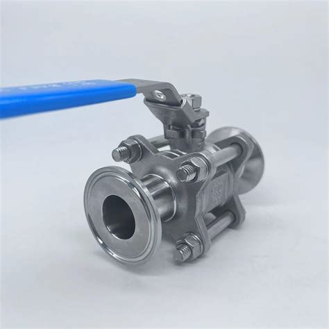 SS316 3PC Sanitary Tri Clamp Ball Valve China Valve And Ball Valve