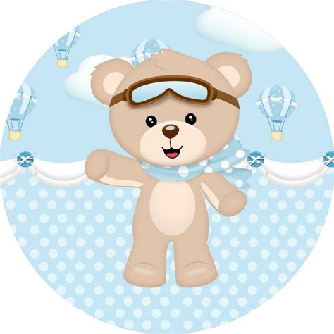 Painel Redondo Sublimado Urso Baloeiro Frd Shopee Brasil The Best