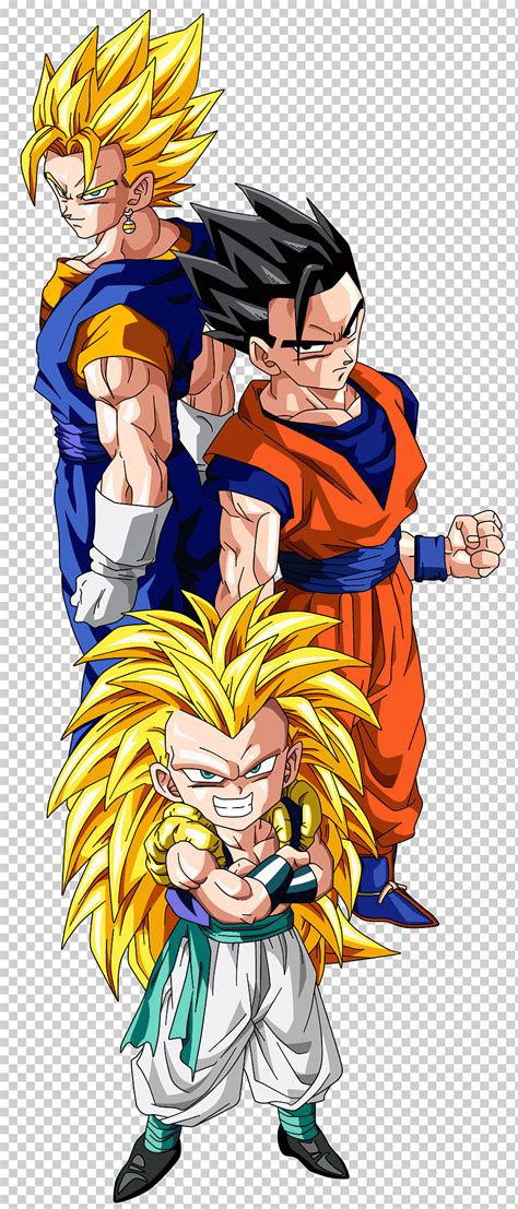 Gohan Vegito And Gotenks Gohan Gotenks Vegeta Majin Buu Goku