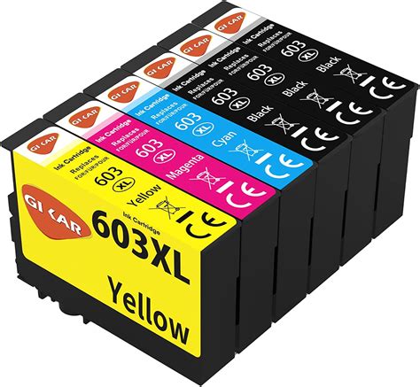 GIKAR Cartouche Epson 603 Cartouches D Encre Compatible Avec Epson 603