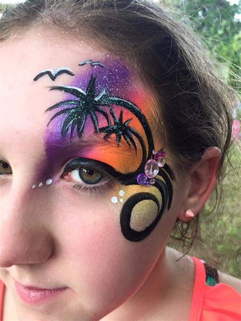 Pin By Linda Krause Maldonado On Beach Face Paint Design Face