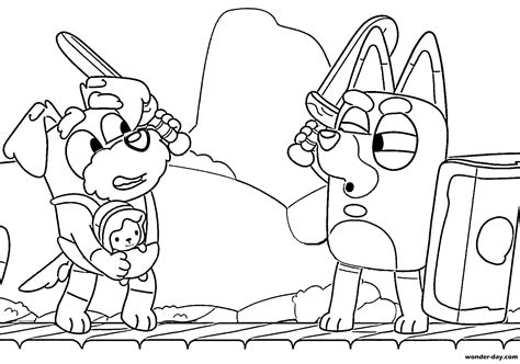 Desenhos De Bluey Para Colorir Gratuitos Para Imprimir