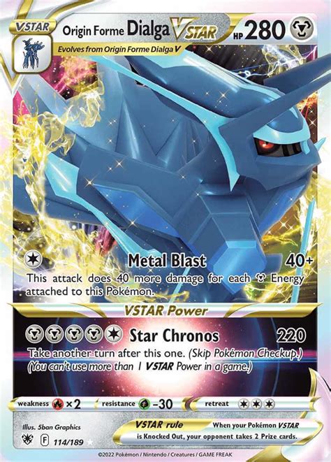 Origin Forme Dialga VSTAR Arceus VSTAR PokemonCard