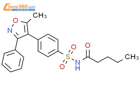 198470 93 8 Pentanamide N 4 5 Methyl 3 Phenyl 4 Isoxazolyl Phenyl