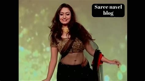 Serial Actress Vaishnavi Gowda Hot Saree Navel Dance Milky Navel Show