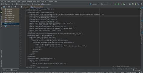 Android Studio Why Does My Flutter Aps Pubspec Yaml Looks Totally