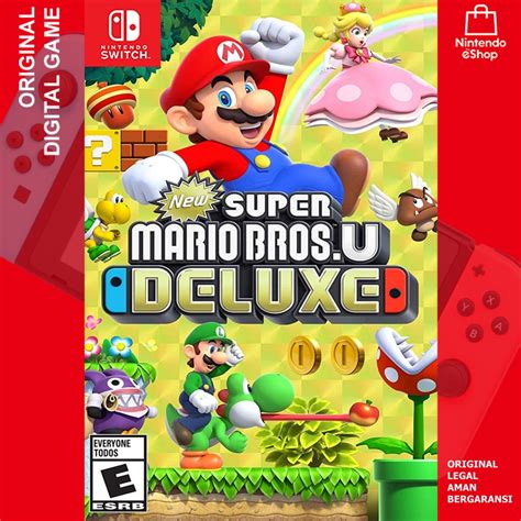 Super Mario Bros U Deluxe Nintendo Switch Juego Digital Shopee M Xico