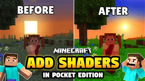 HOW TO INSTALL REALISTIC SHADERS IN MINECRAFT POCKET EDITION How To