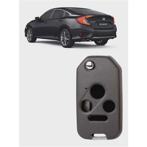 Chave Canivete Honda Civic City Fit Es C P Nico Adapta O
