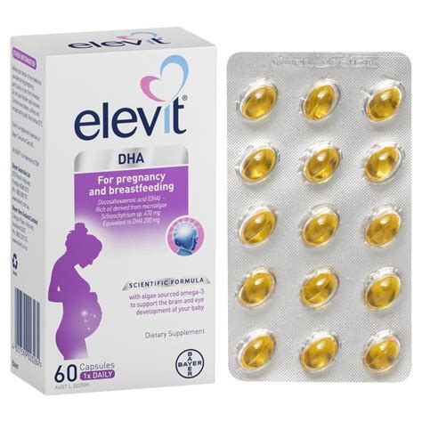 ELEVIT DHA CHO PHỤ NỮ CÓ THAI VÀ CHO CON BÚ 60V ÚC Alozo Store