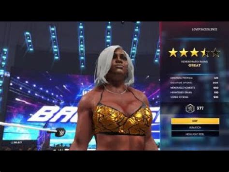 WWE 2K23 Jade Cargill Vs Bianca Belair 2 WrestleMania BackLash YouTube