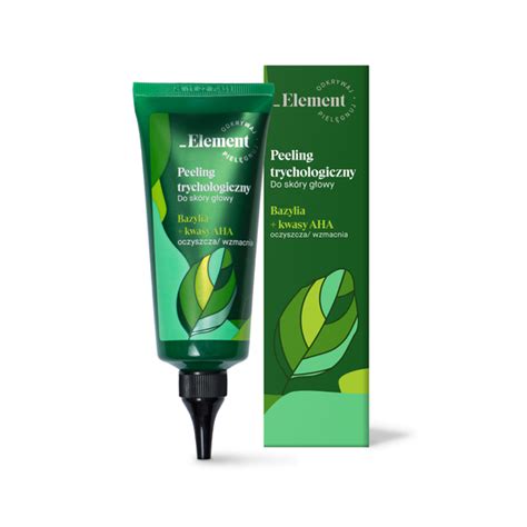 Element Peeling Trychologiczny Do Sk Ry G Owy Bazylia Kwasy Aha Ml
