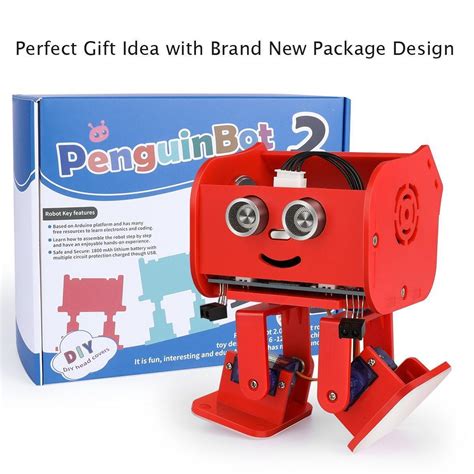 elegoo penguin bot biped robot kit v2 0 for arduino project