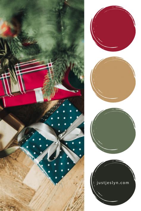 25 Unique Christmas Color Palettes 2023 Just Jes Lyn