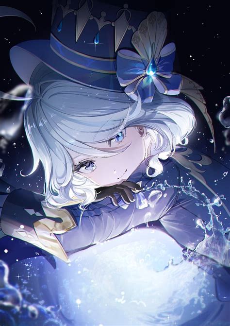 HD Wallpaper Honkai Impact Artwork Furina Genshin Impact Anime