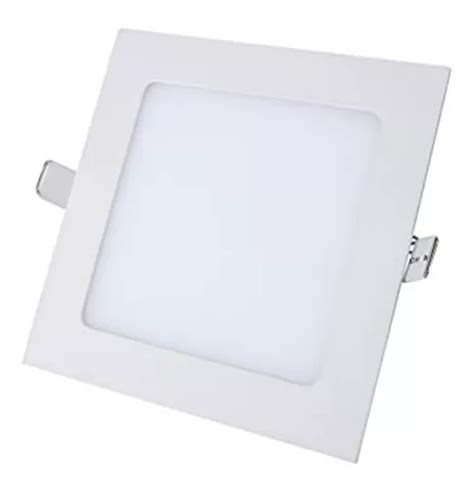 Panel Led Cuadrado De Empotrar W Blanco K