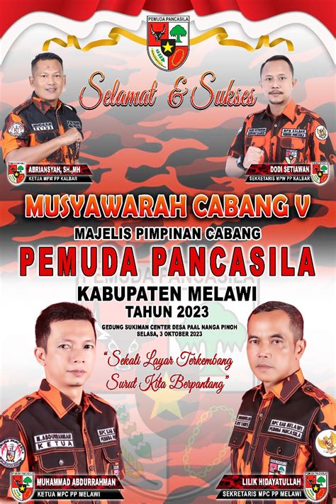 Selamat Dan Sukses Atas Pelaksanaan Musyawarah Cabang V MPC Pemuda
