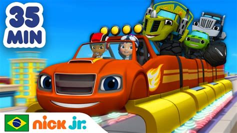 Blaze E Os Monster Machines 40 Minutos Dos Melhores Momentos Da
