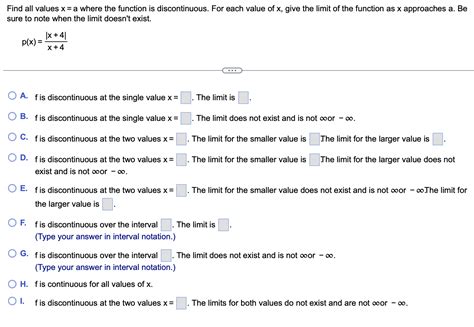 [solved] 12 find all values x a where the function is disco