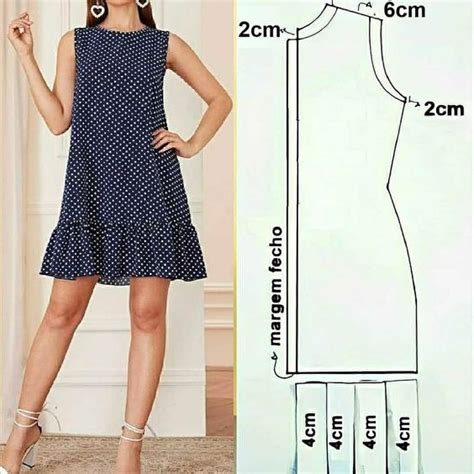 Molde De Vestido Para Imprimir 11 Modelos Simples Para Iniciantes Blog