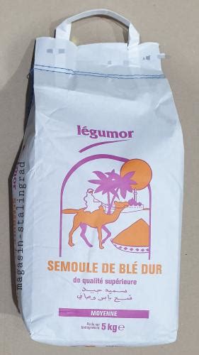 Semoule de Blé dur Moyenne 5 kg