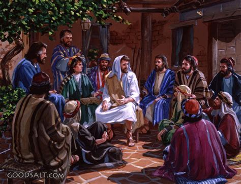Jesus Teaches His Disciples