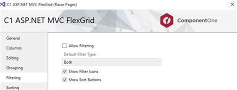 use a razor pages scaffolder to build an app with asp mvc controls componentone