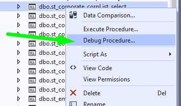 How To Debug Stored Procedures In SQL Server Using Visual Studio 2019