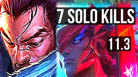 Yasuo Vs Yone Mid Quadra Solo Kills Legendary