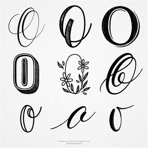 Handlettering O Beispiele Zum Nachmachen