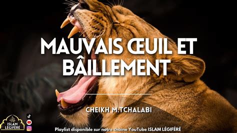 Mauvais œuil et bâillement Cheikh M Tchalabi YouTube