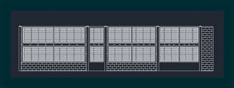 Porton Para Frente De Casa En AutoCAD Librería CAD
