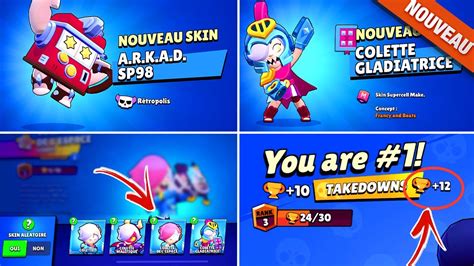 voici TOUTES LES NOUVEAUTÉS de la MISE A JOUR 1 brawl stars sneak