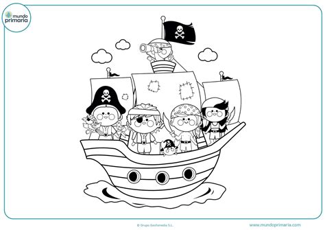 Dibujos De Piratas Para Colorear Al Abordaje