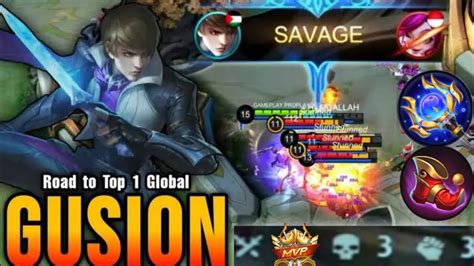 BEST BUILDS TOP GLOBAL TERSAKIT 2022 GUSION GUSION FAST HAND