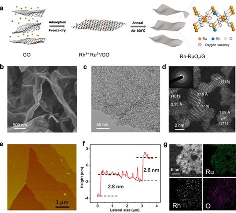 Synthesis And Morphology Characterization Of Rh RuO2 G Nanosheets A
