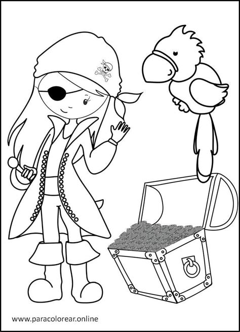 Los Mejores Dibujos De Piratas Para Colorear Imprimir Y Pintar